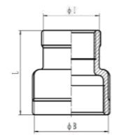 Stainless Steel Screwed Reduced Socket Banded | pipe fittings ...