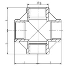 Stainless Steel Screwed Cross | pipe fittings | stainless steel pipe ...