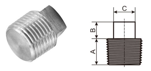 Square Head Plug | Square Head Pipe Plug