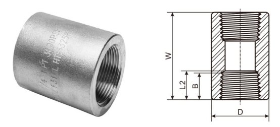 Threaded Coupling | Threaded Rod Coupling |NPT Threaded Coupling ...