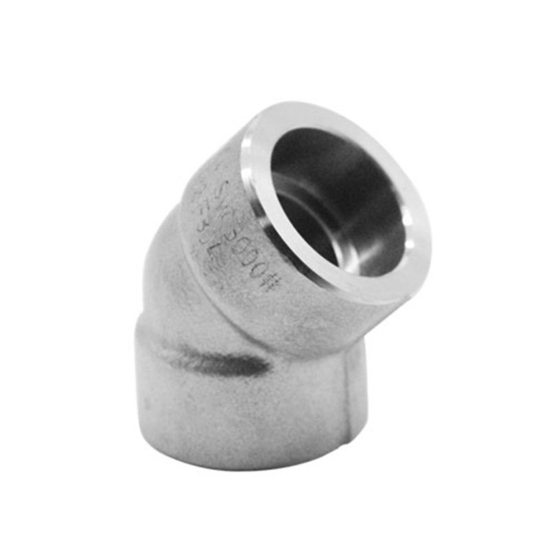 Socket Weld 45 Degree Elbow | ASME B 16.11 Socket Weld 45 Degree Elbow ...