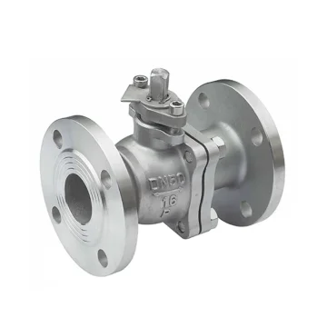 2PC Stainless Steel Flanged Floating Ball Valve, ss 2pc Flange Floating ...