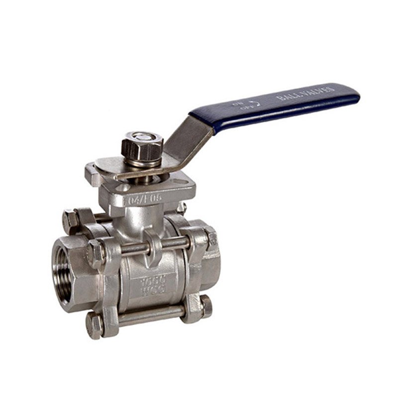 3PC Stainless Steel Threaded Ball Valve | ss 3pc Threaded Ball Valve|Threaded Ball Valve|ss ball ...