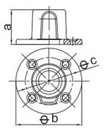 G131 Base Flange | Pipe Clamp Fittings | Key Clamp