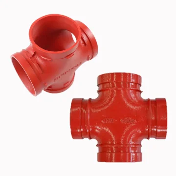 EATHU Grooved Equal Cross | Reliable Fire Protection Pipe Fitting