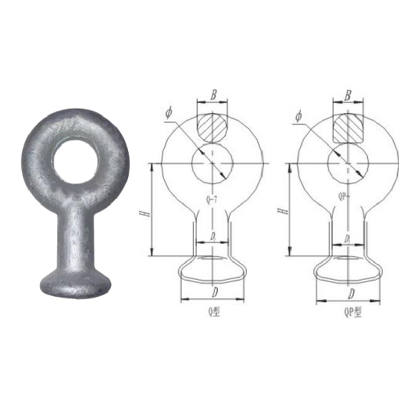 Ball Head Shackles Q&QP Type Shackles |Electric power fittings